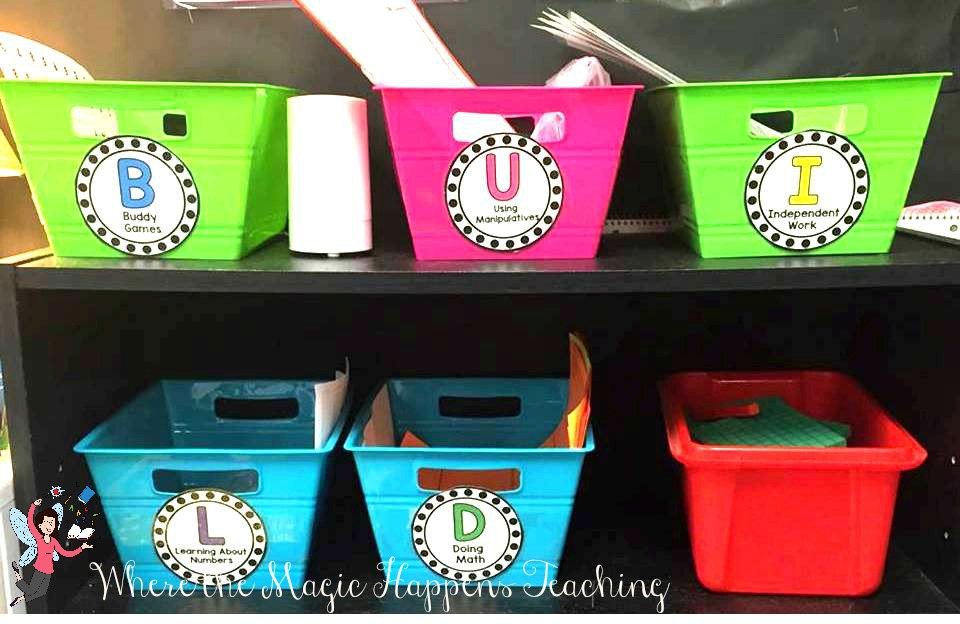 September BUILD Math Centers for 2nd Grade - Where the Magic Happens