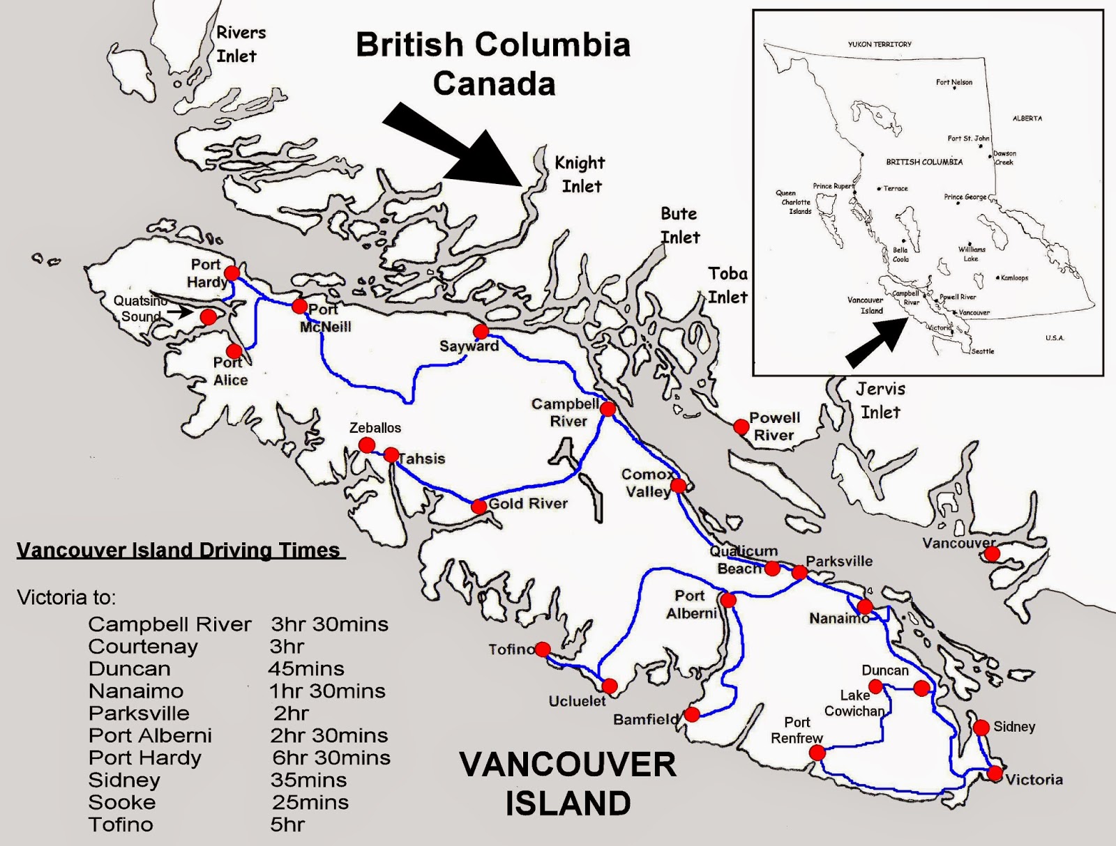 BC Oceanfront: BCO Coastal Gems: Knight Inlet