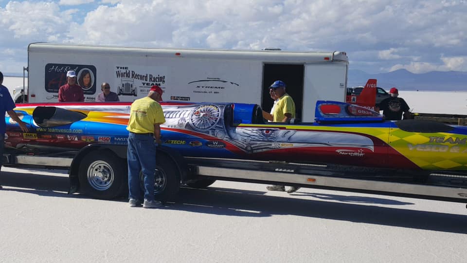 Just A Car Guy: today at Bonneville, Team Vesco had an exit speed of ...