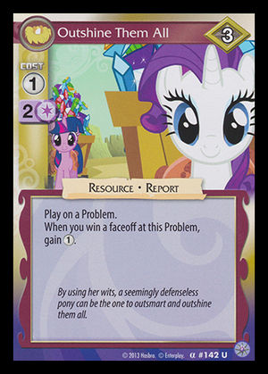 MLP Outshine Them All CCG Cards | MLP Merch