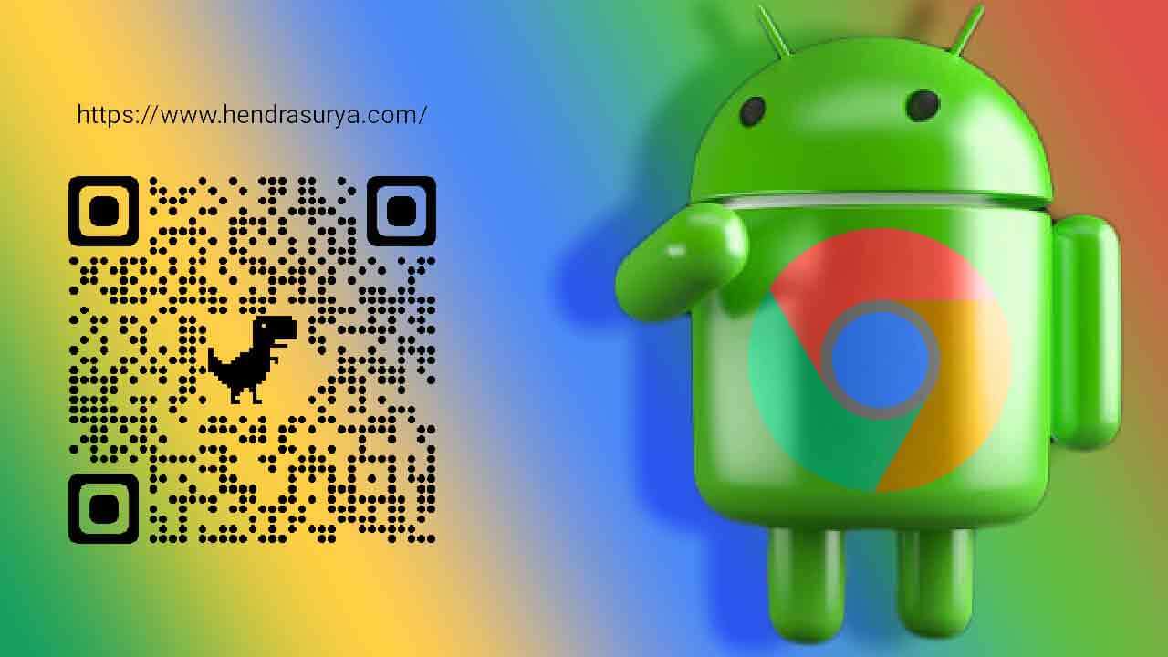 Cara Menampilkan Share QR Code URL di Google Chrome Android