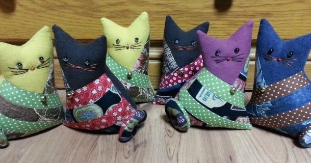 Patchwork Cat Doll. ~ DIY Tutorial Ideas!