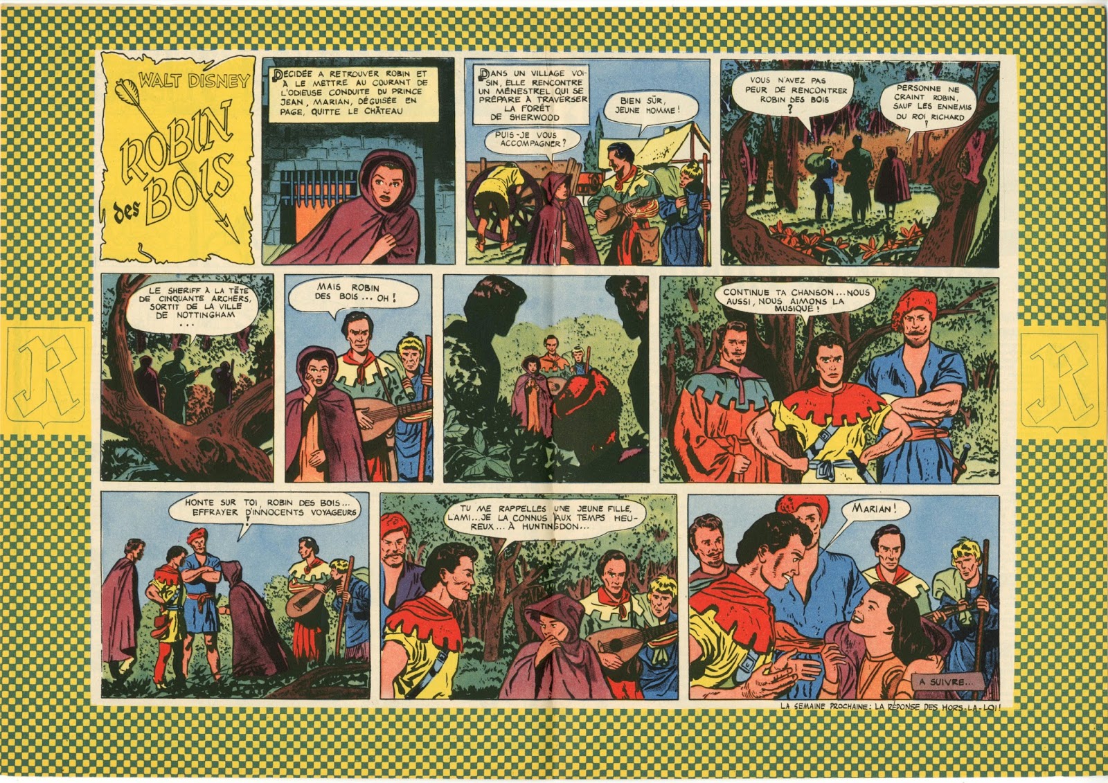 Walt Disney's Story Of Robin Hood: Disney's Robin Hood Comic Strip. 6