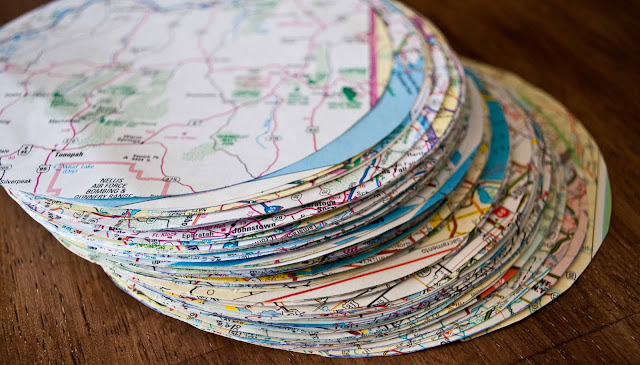 Paisley Sprouts: DIY: map pendant