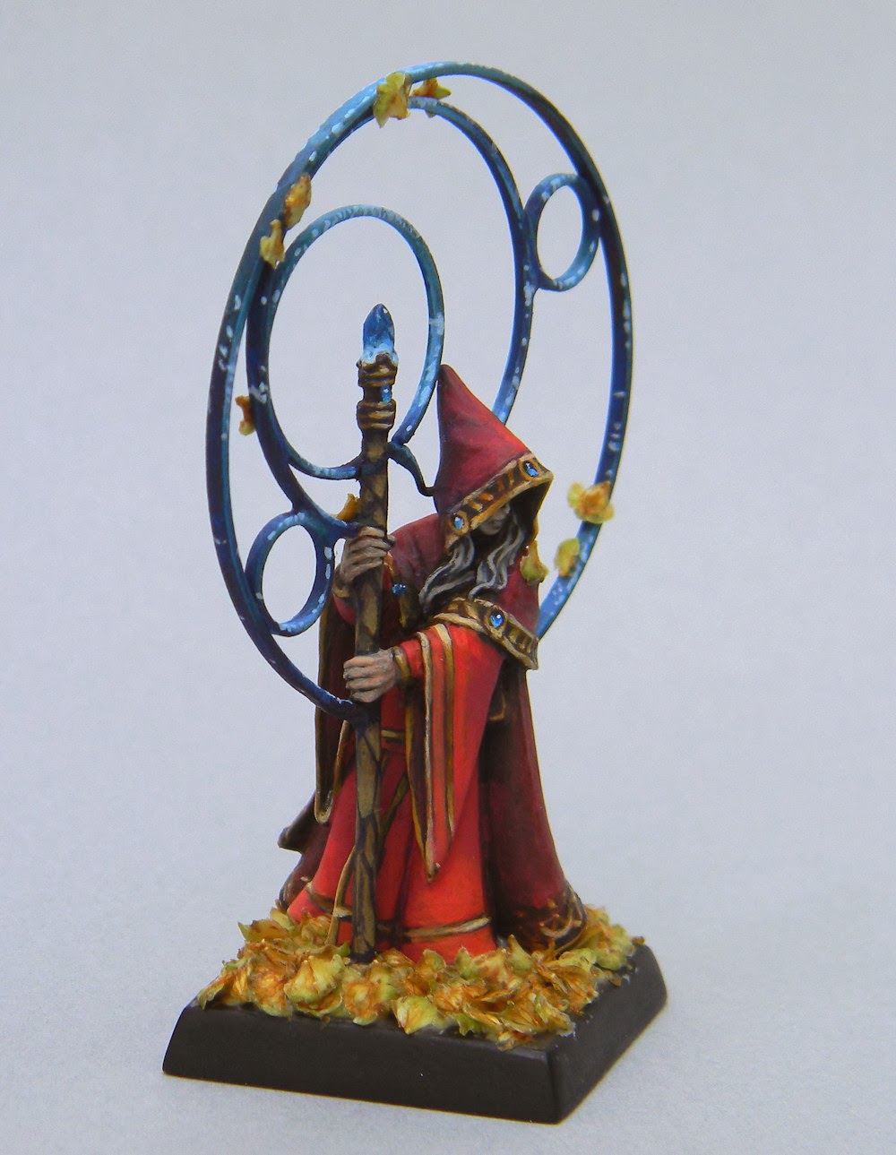 Anne Cooper Miniatures: Anirion Wood Elf Wizard