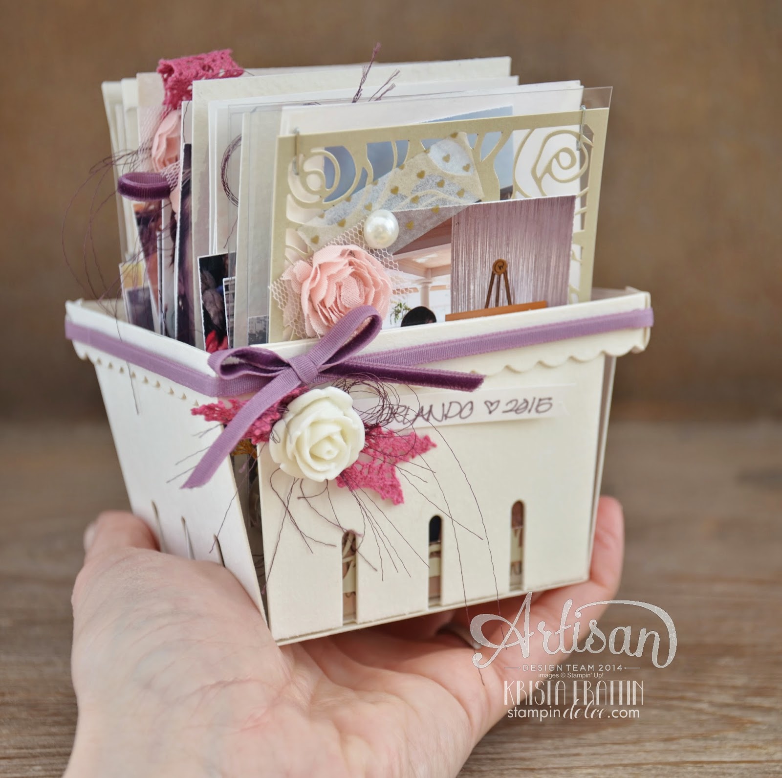 Stampin' Dolce: Berry Basket Memory Keeper - Artisan Design Team Blog Hop