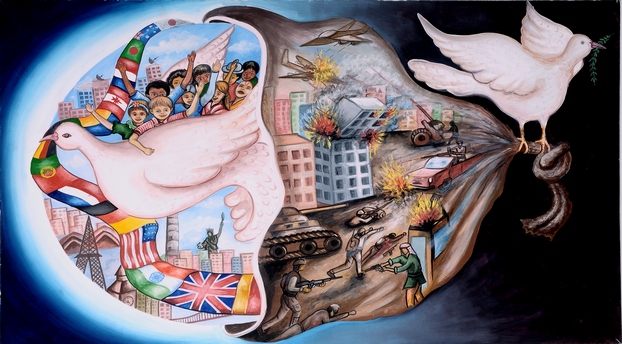 LIONS CLUBE CURITIBA-GUAIRA: cartaz da paz final