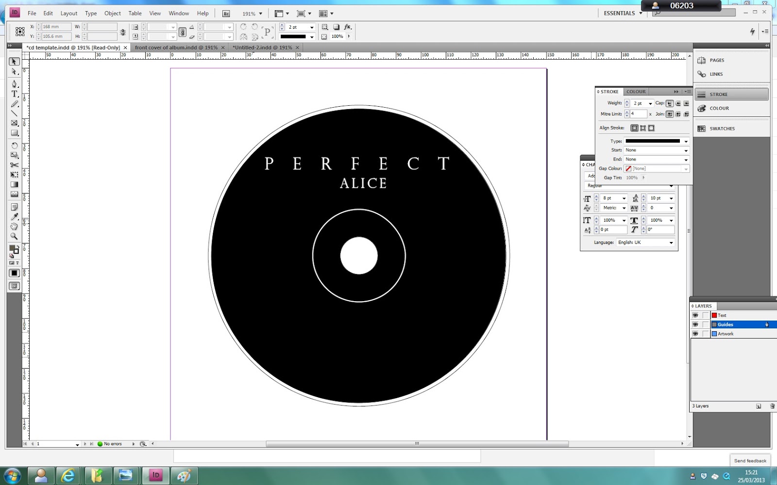 Jessica Church A2 Media: Creating the CD disk