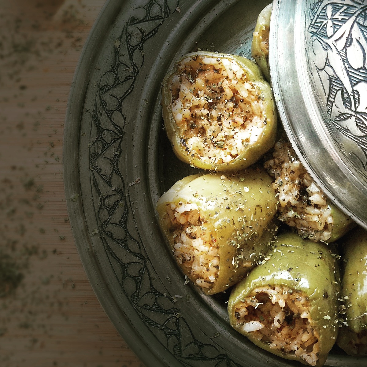 Punjene paprike sa rizom, na Turski nacin