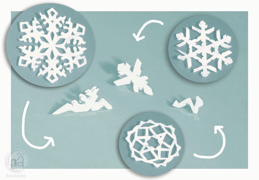 craft tutorial : glowing tea-light holder with paper snowflakes | artsy ...