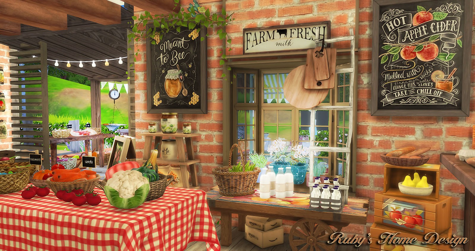 Sims4 Vintage Signs Add-on 更多的復古招牌 [Ruby Red Sims]