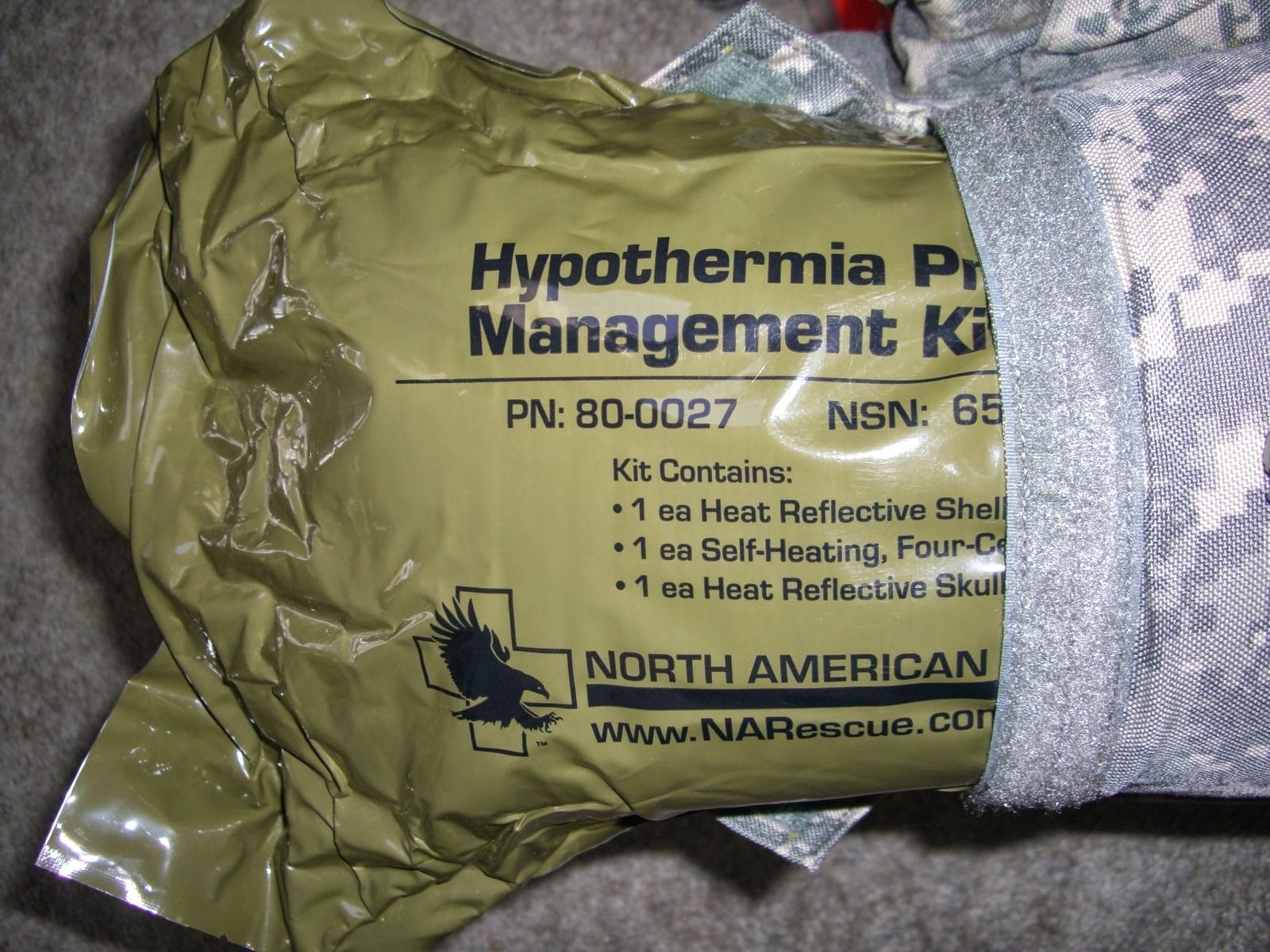 Webbingbabel: US Army North American Rescue Warrior Aid & Litter Kit (WALK)