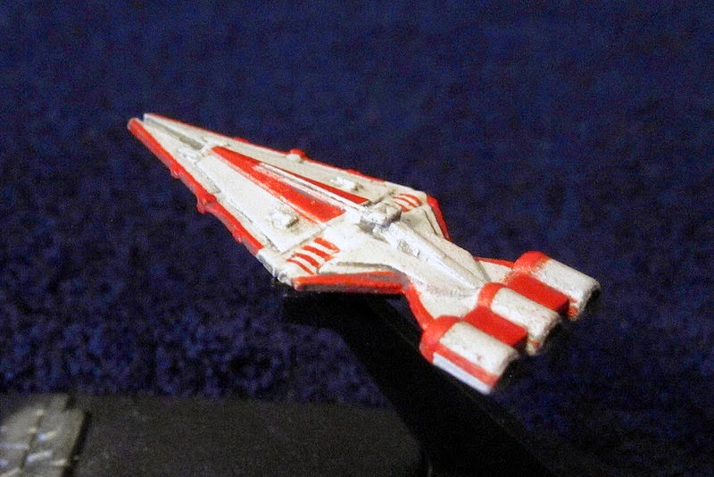 Science Fiction Modeler: 1/4222 MC-30 & Jedi Cruiser