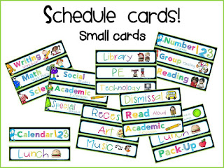 Dream Big Kinders: Monster Classroom Decor - Daily Schedule Cards