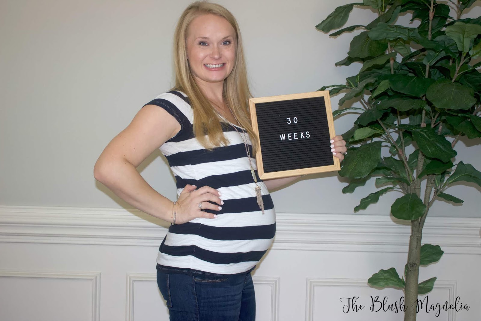 26-30 Week Bumpdate - The Blush Magnolia