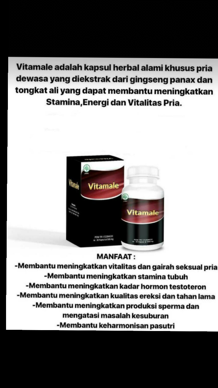 HARGA VITAMALE - DISTRIBUTOR RESMI HERBAL DAN KECANTIKAN PT HWI JOGJA