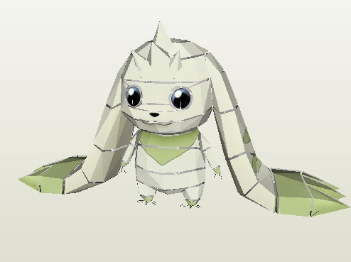 Our World: Papercraft Digimon