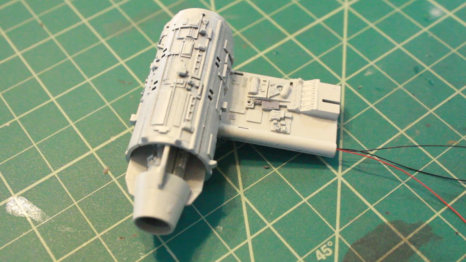 Bandai Y-Wing Starfighter Model Build: Part V Engine nacelle lighting ...