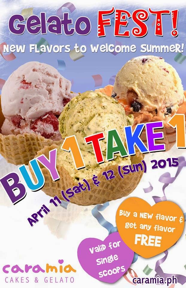 Manila Shopper: Cara Mia Gelato Fest: April 11-12 2015
