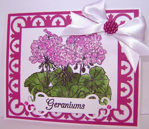 Stampwilly Designs: Beautiful Geraniums