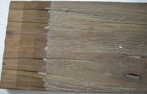 Rustic finished (textured wood ) - wisno wood furniture finishing