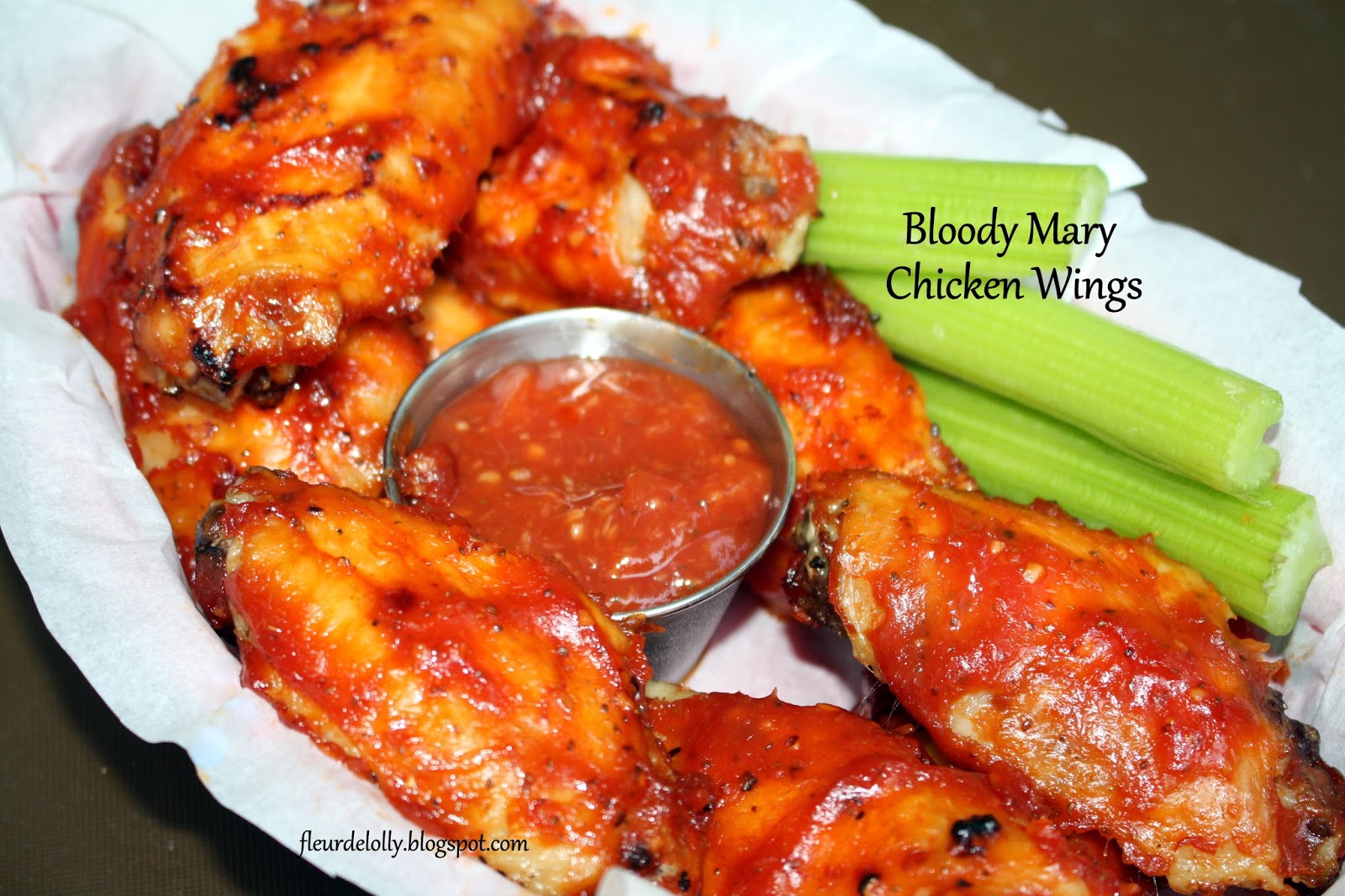 Fleur de Lolly: Wing Wednesday: Bloody Mary Wings