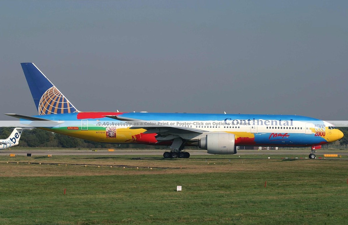 The Max Collector: THE CONTINENTAL BOEING 777