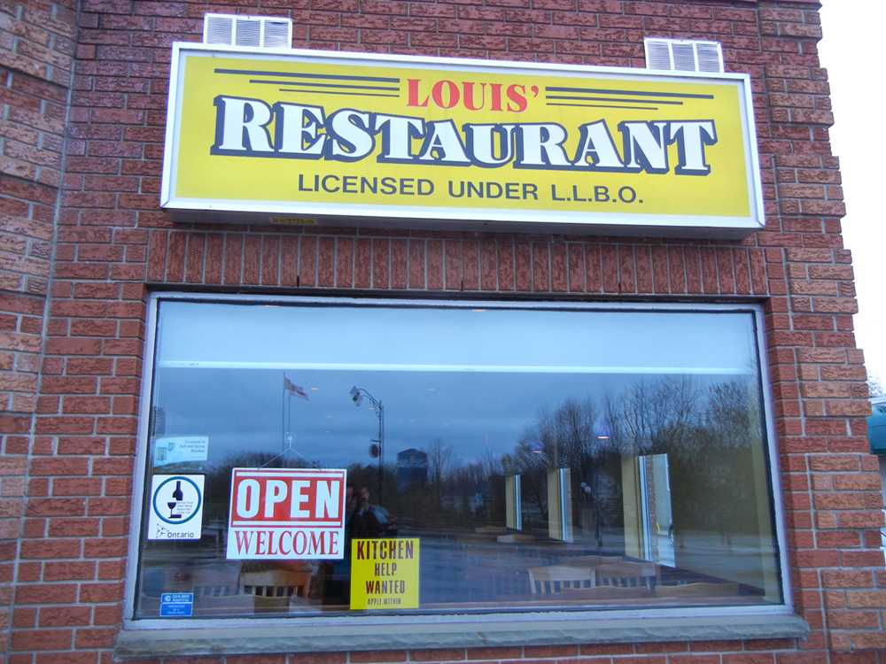 Louis Restaurant Chesterville Menus | Paul Smith