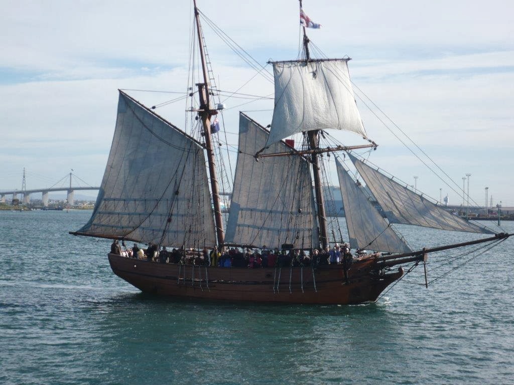 Margaret Muir : Tall ship ENTERPRIZE replica