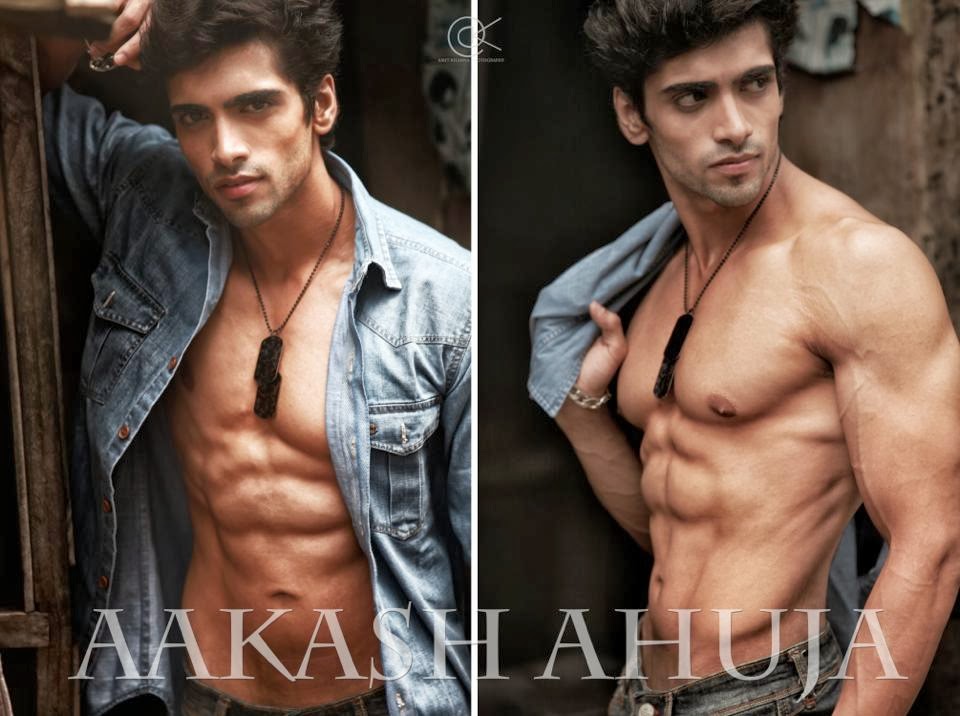 Shirtless Bollywood Men: Aakash Ahuja