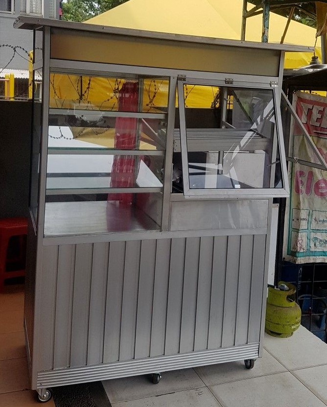 INSPIRASI..!! Inilah 58 Model Gerobak Gorengan Modern Terbaru yang ...