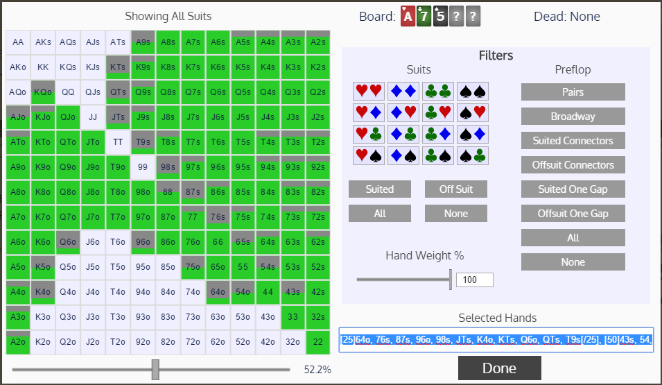 GTORangeBuilder Blog: Preflop Range Analysis Using Bulk GTO Flop Calcs