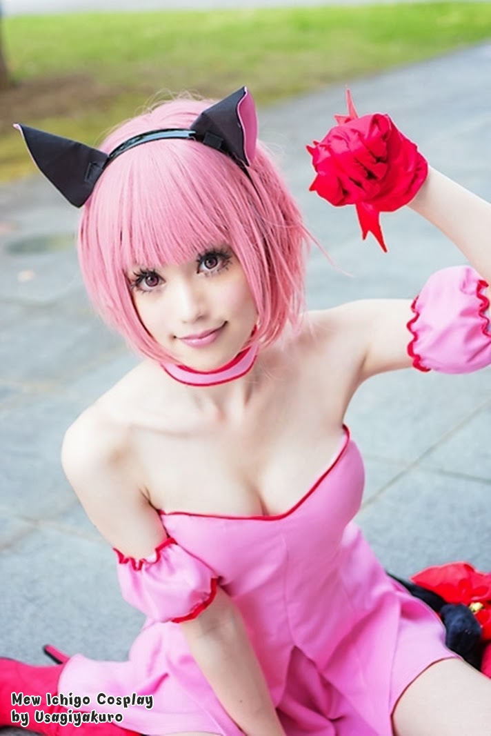 Celebrities: Mew Ichigo Cosplay : Tokyo Mew mew