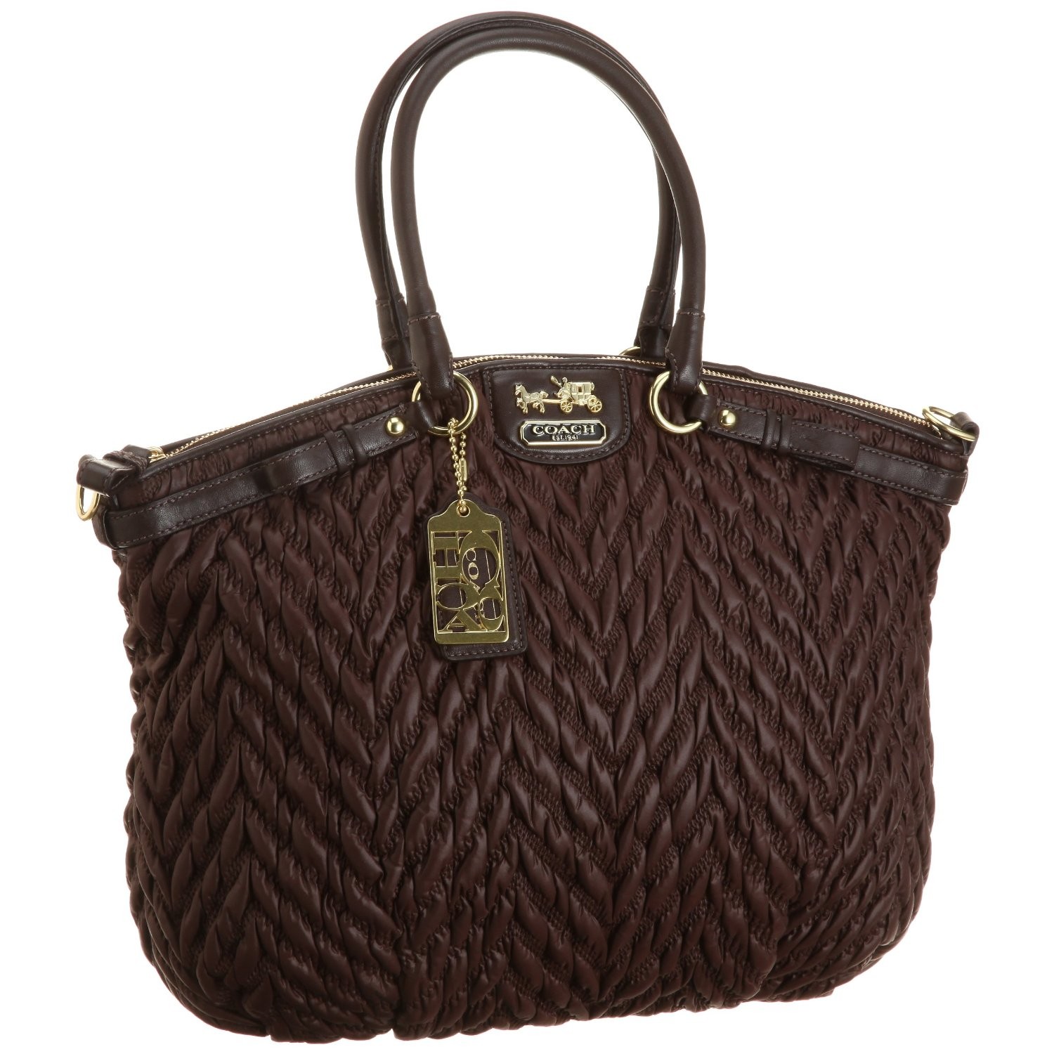 ♥ B ♥ A ♥ G ♥ Bag Lover ♥: Coach madison quilted chevron nylon large ...