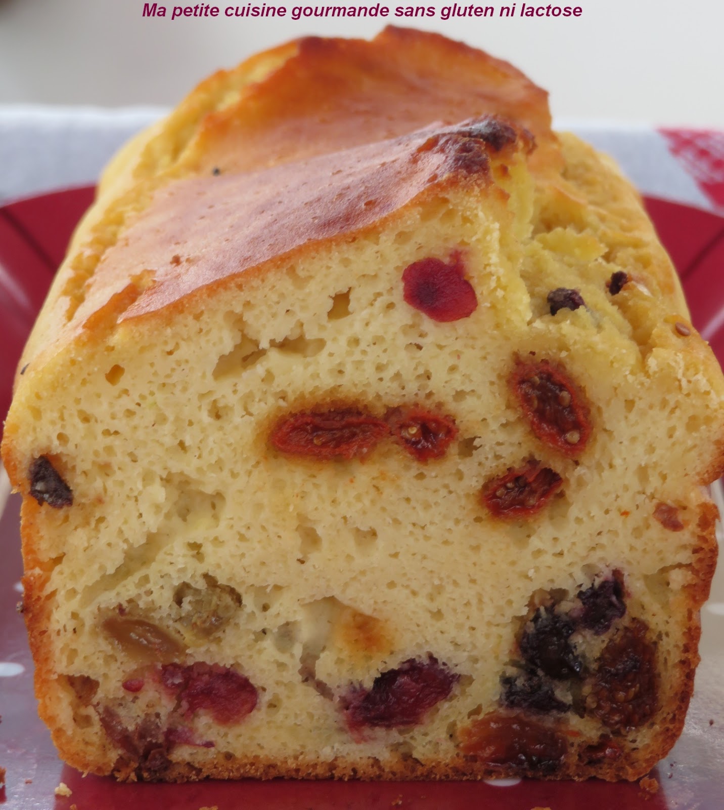 Cake aux fruits secs et au citron sans gluten et sans lactose - Ma ...