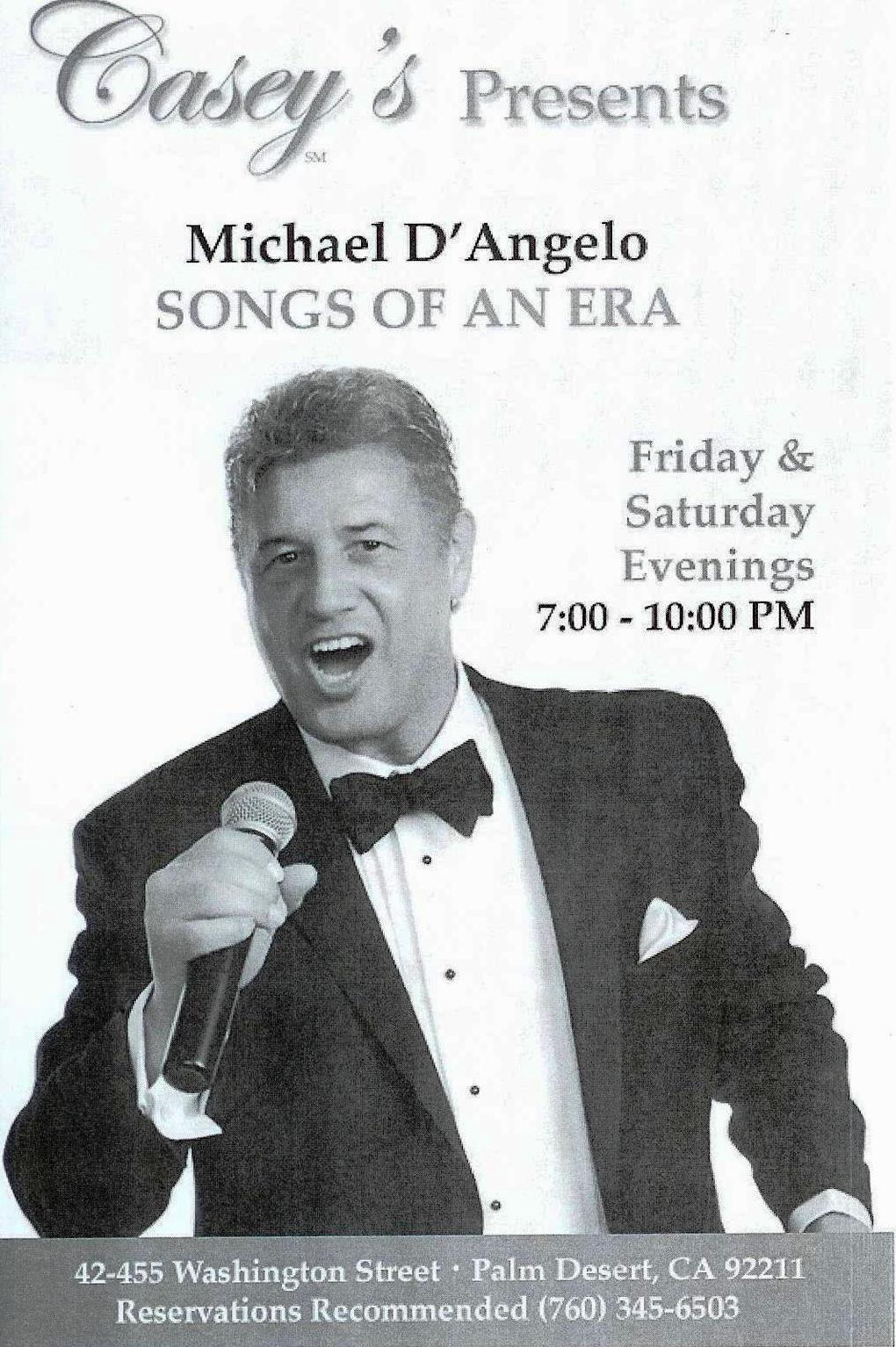 The Party - Desert Cities: Michael D'Angelo Performing Artist