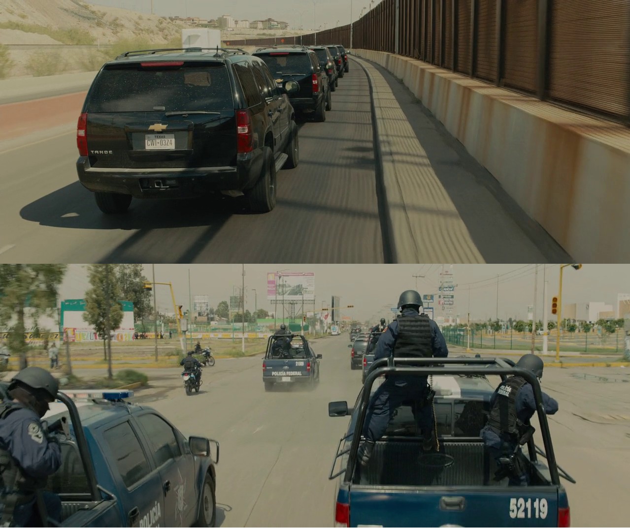 Passion for Movies: A Convoy Cruising Through Dichotomized Landscape