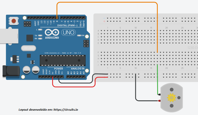 É Lógica, é facil: Motor DC - Como controlar via Arduino