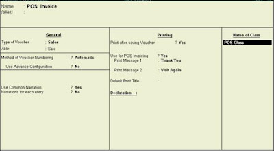 Lesson-36 How to Create POS Invoice - Tally Knowledge