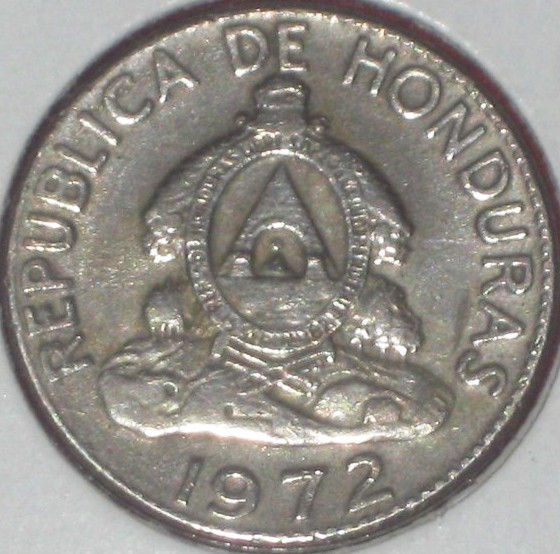 MI COLECCION DE MONEDAS: Honduras: 5 Centavos de Lempira de 1972
