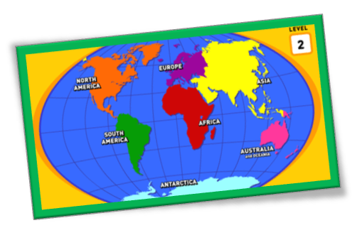 FUN ENGLISH POINT: Continents Memory Game