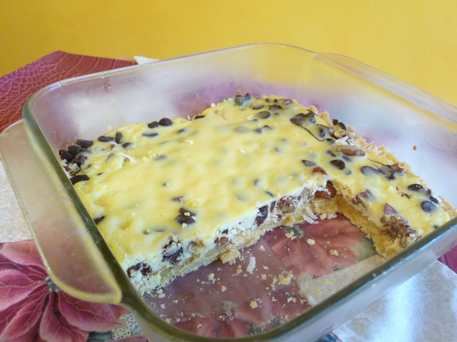 CONDENSED MILK COCONUT JUMBLE CANDY BARS