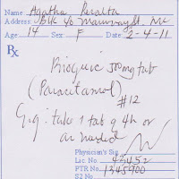 PHARMACY: Samples of Erroneous, Violative and Impossible Prescriptions