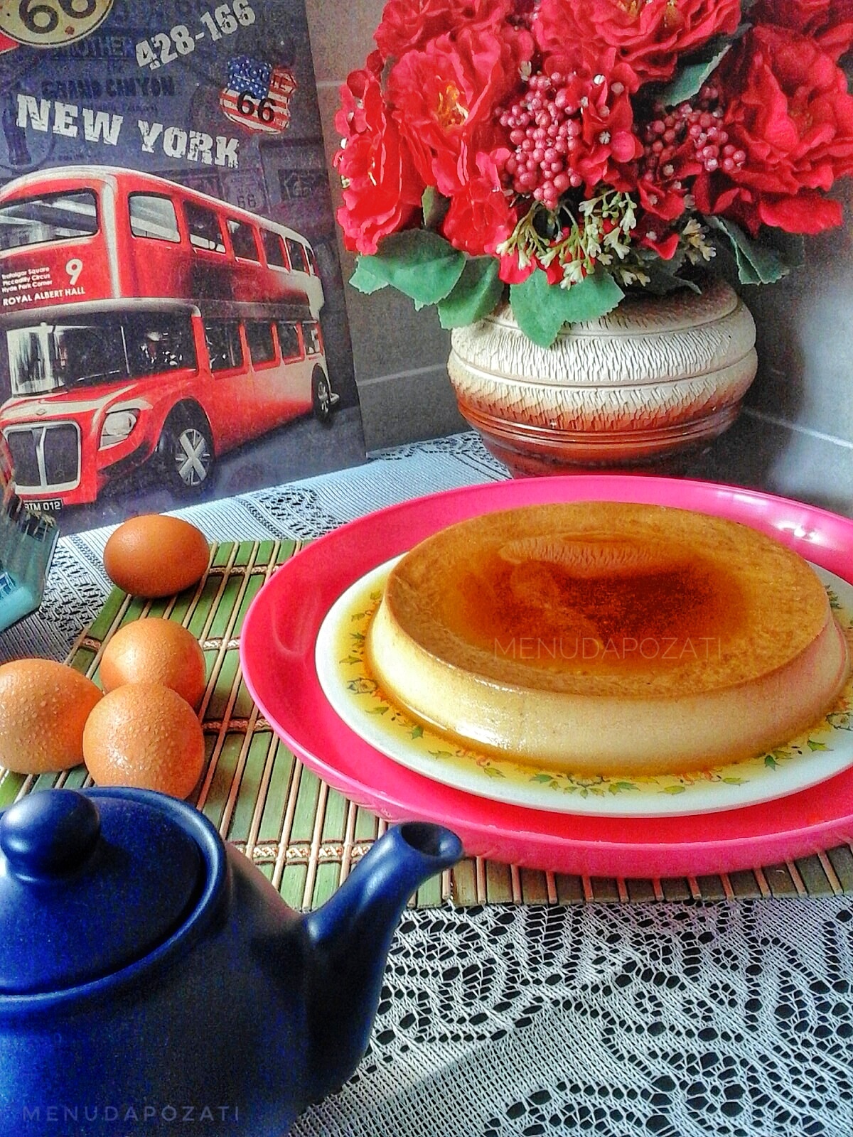 Puding Roti Karamel