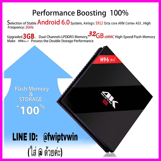 TV BOX ONLINE: H96 PRO PLUS android box ชิพ S912 ram 3 gb rom 32 gb