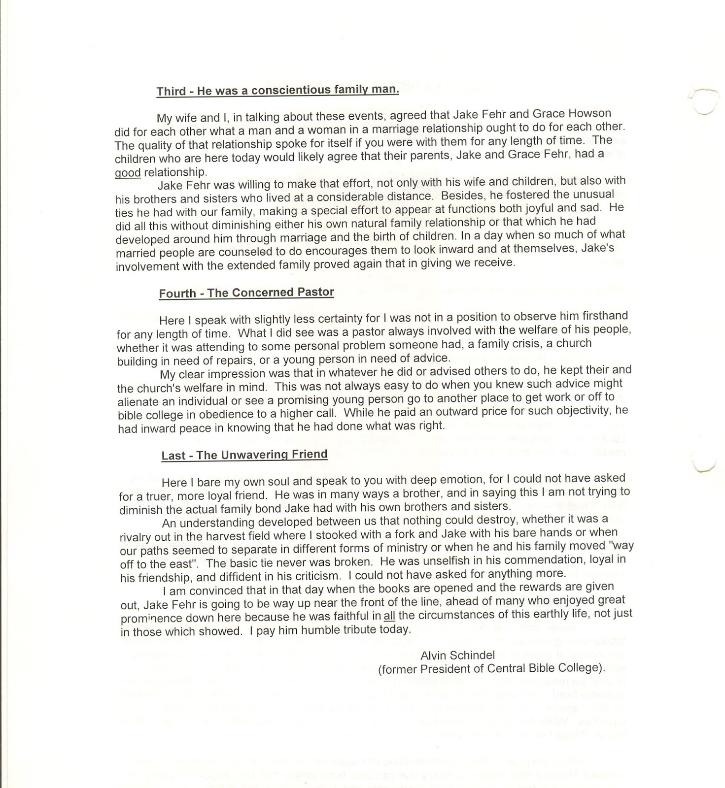 The ANVIL Newsletter: PAOC Coastal Missions ~ Rev. Jacob Fehr