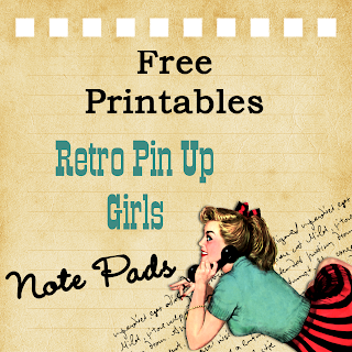 Boulevard de L'antique - Retro Scraps: Free Printable Retro Girl's Note ...