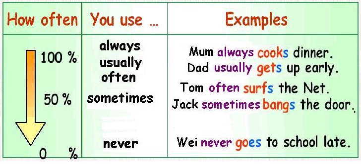 CATCHUP: UNIT 1 GRAMMAR: DAILY ROUTINES / ADVERBS OF FREQUENCY