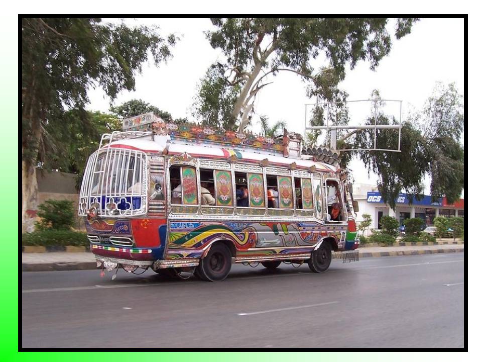Spreebird-Trend and Culture: W-11 The famous Mini bus of Karachi