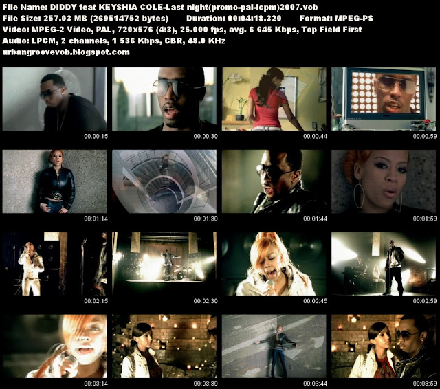 Urban Groove Vob Collection: Diddy feat Keyshia Cole - Last Night (2007)